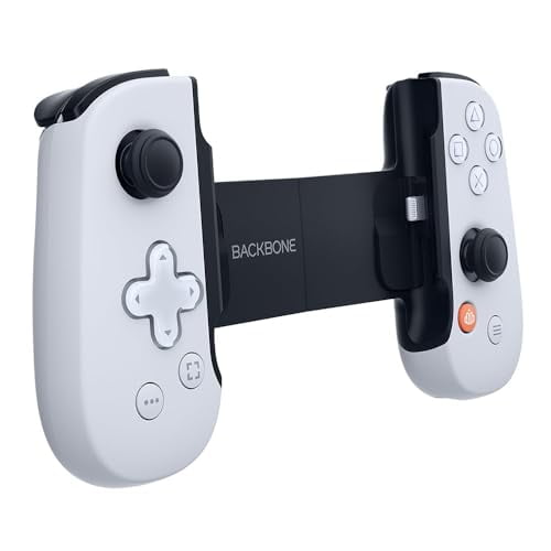 Backbone Lightning PlayStation Video Game Controller, White for iPhone ...
