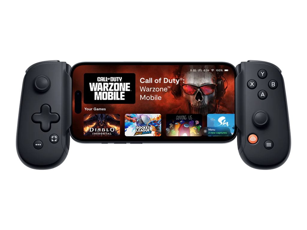 Open Box Backbone One - Standard - gamepad - wired - black - for Android, PC, Microsoft Xbox ...