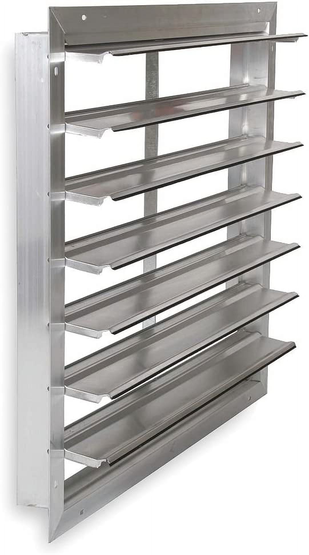 Backdraft Damper/Wall Shutter, Front , 12-1/2" x 12-1/2" Opening Required - 3HHN5 - Walmart.com