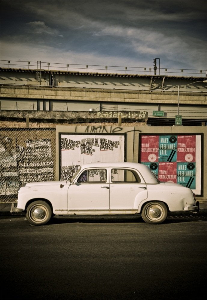 Backdrop 5x7ft Photography Background Road Street White Car Sky Scene ...