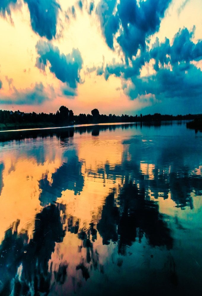 Backdrop 5x7ft Photography Background Uncertain Clouds Sunset Glow ...