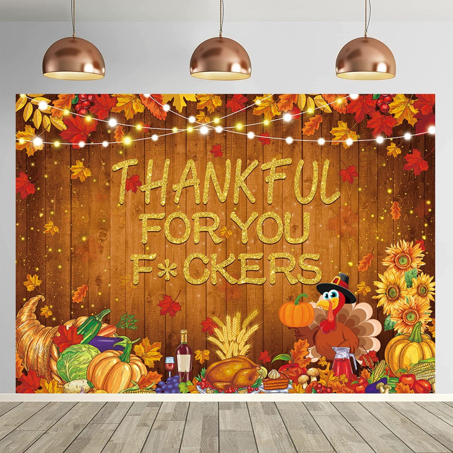 Backdrop 7x5FT Thankful for You Backdrop Friendsgiving Party ...