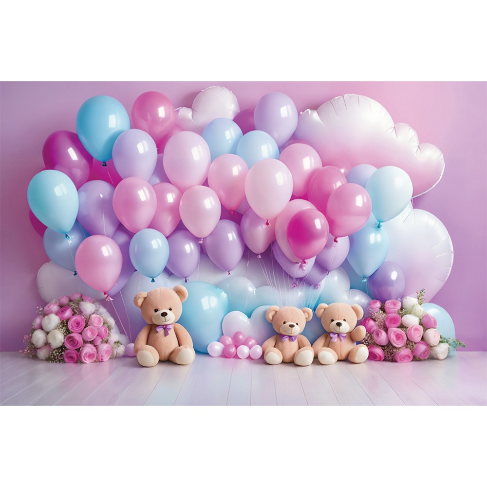 Backdrop Baby Shower Shooting Photography Props Background Hot Air ...