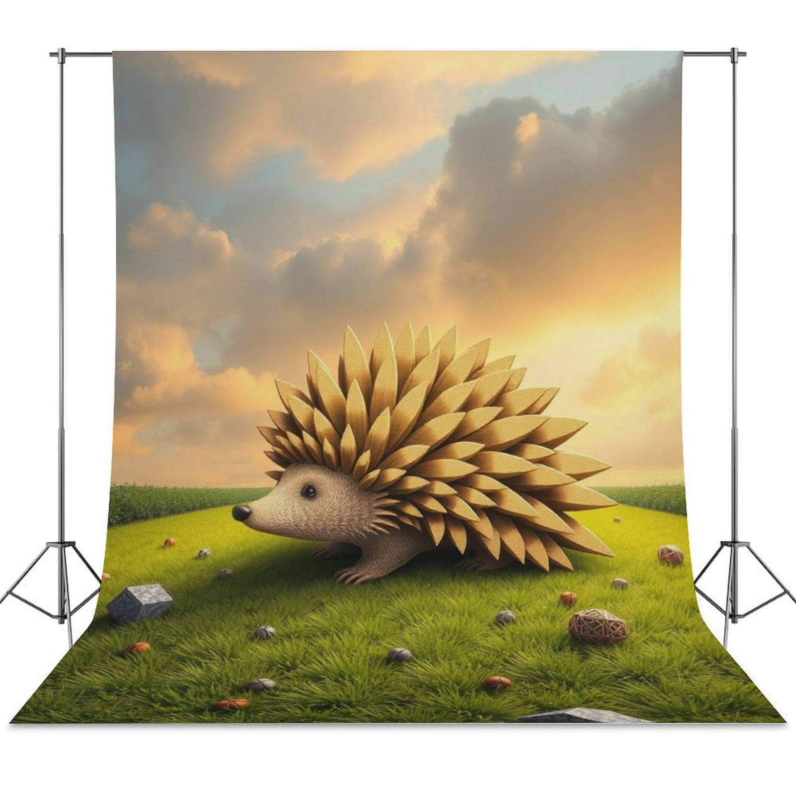 Backdrop Background for Golden Hedgehog Field Dreams Photography Photo ...