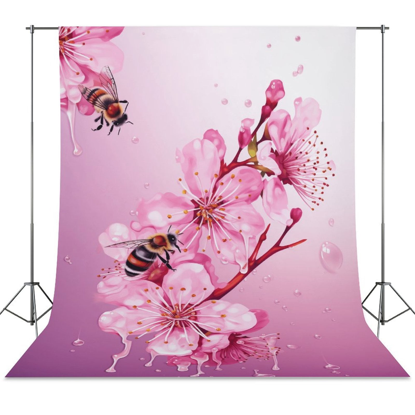 Backdrop Background for Honey Bees That Collect Nectar Photography ...