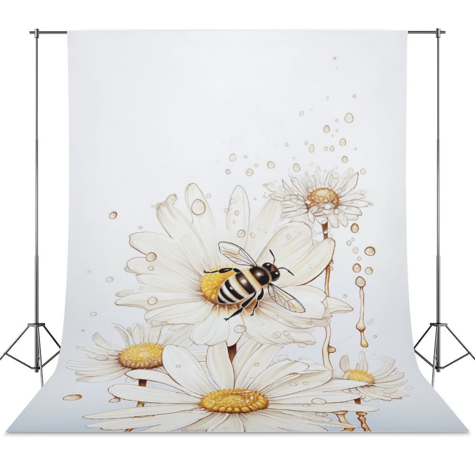 Backdrop Background for Honey Bees That Collect Nectar Photography ...