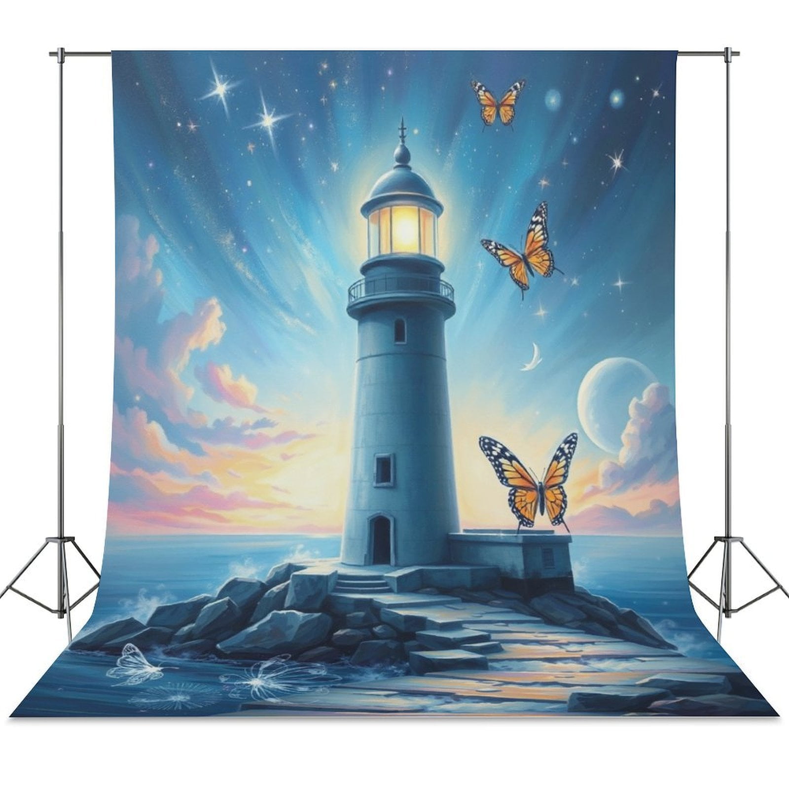 Backdrop Background for Lighthouse Magical Butterflies Photography ...