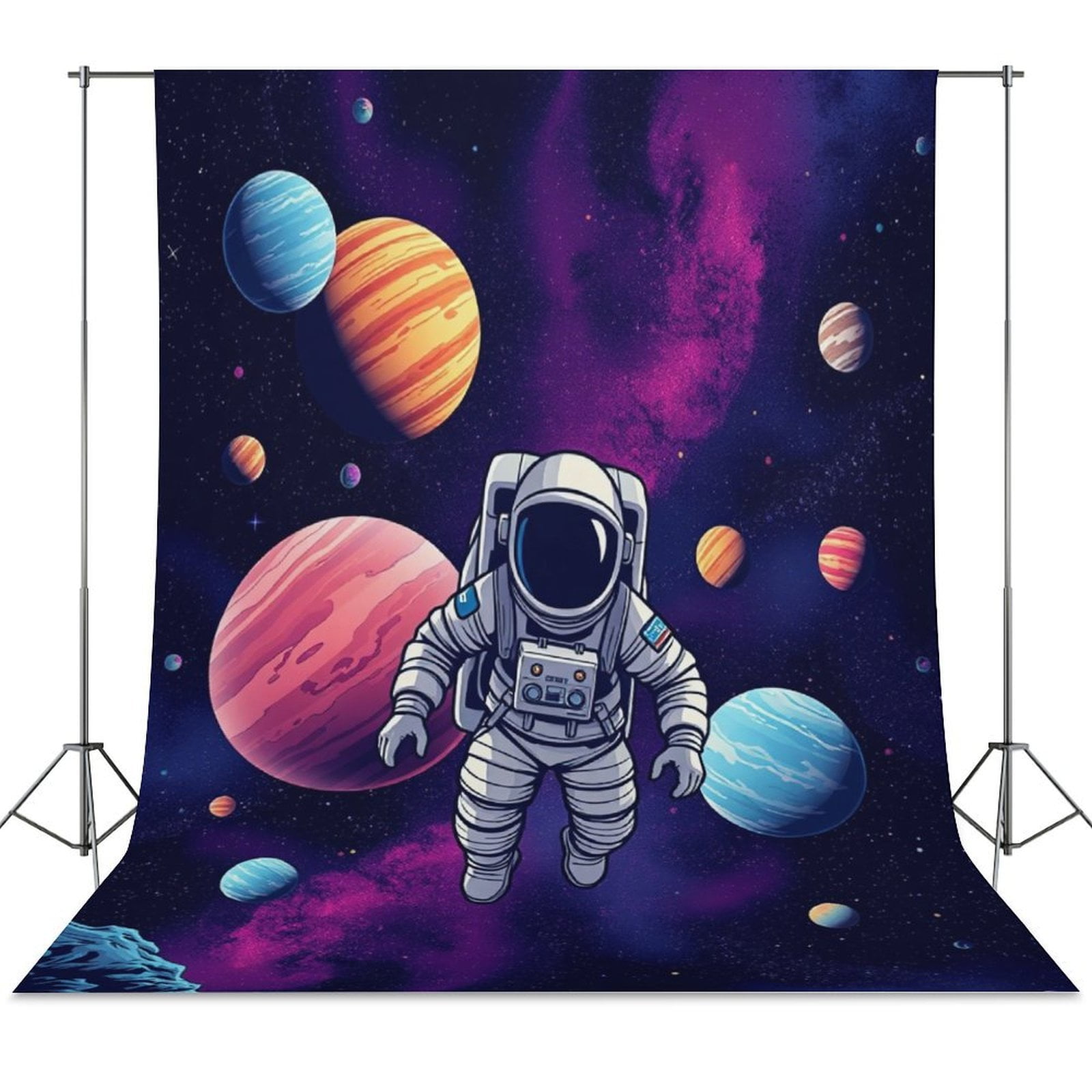 Backdrop Background for Astronaut Cosmic Journey Photography Photo ...