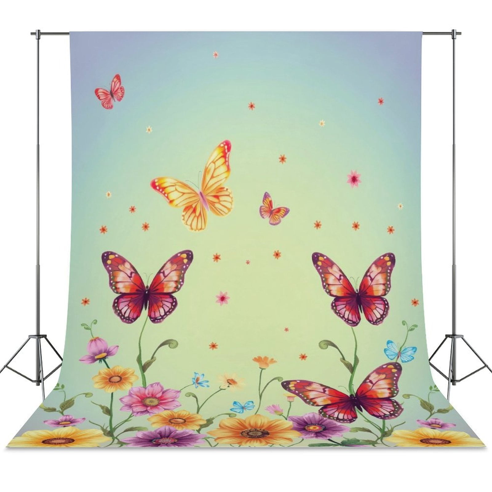 Backdrop Background for Butterflies Floral Spring Photography Photo ...