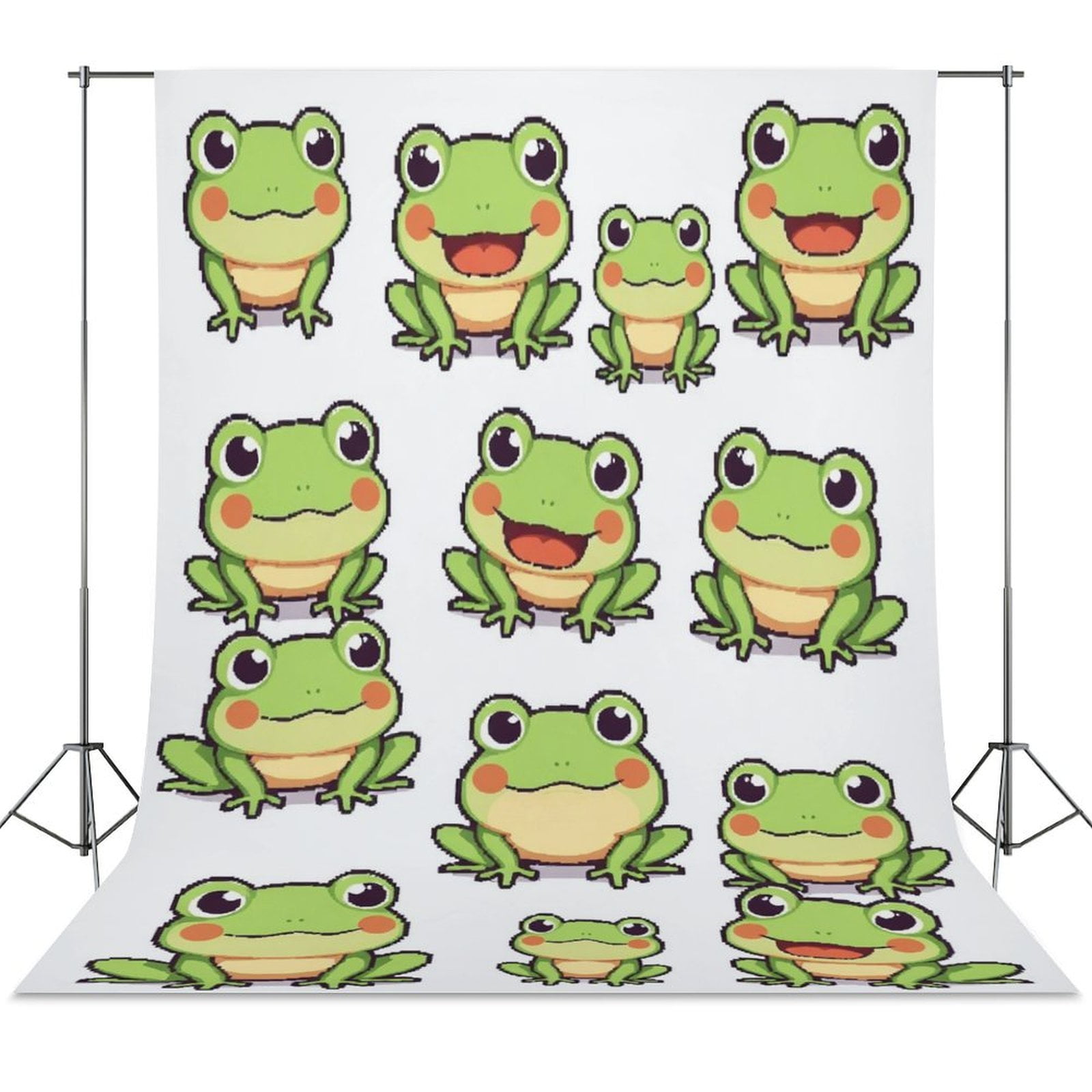 Backdrop Background for Cartoon Frog Photography Photo Booth Backdrop ...