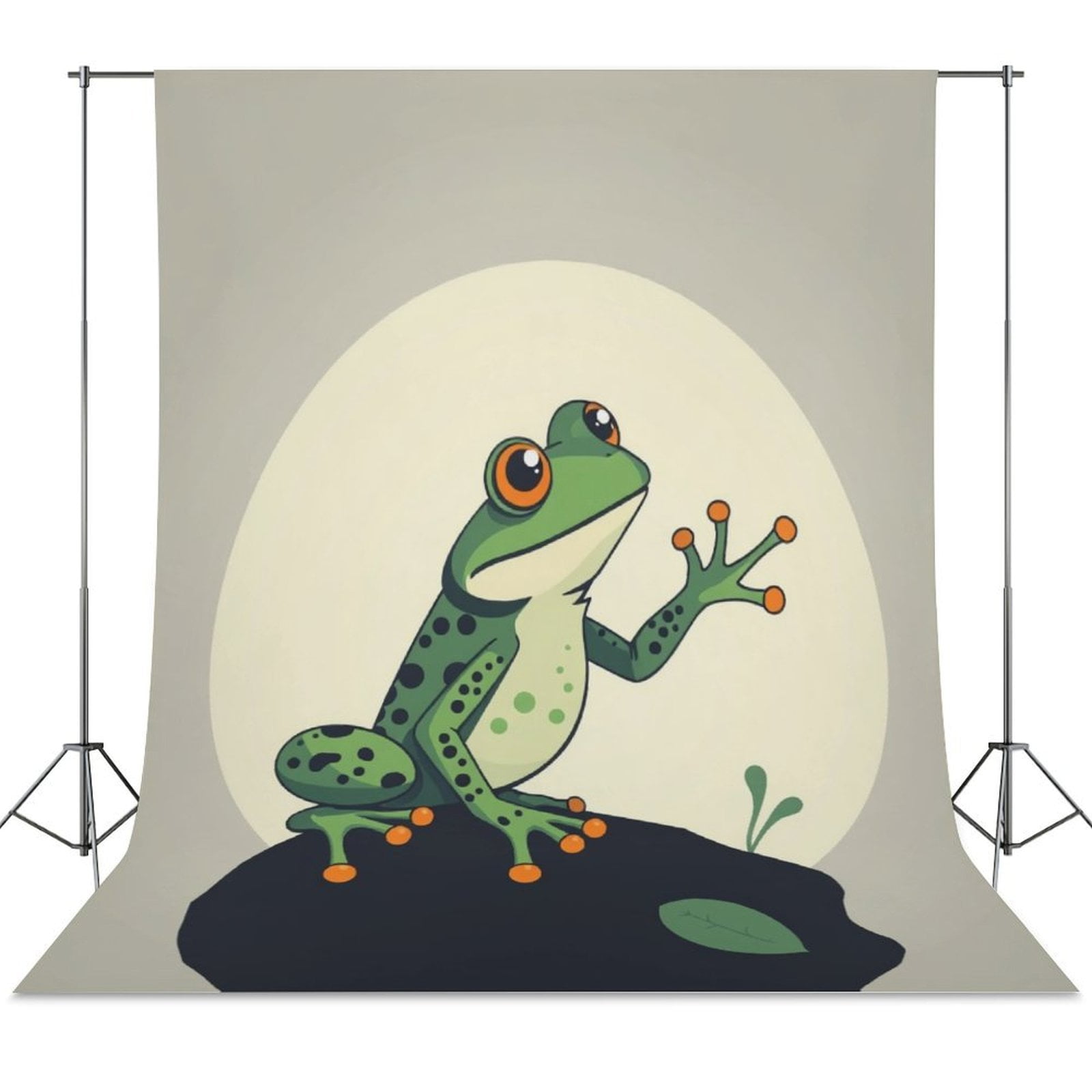 Backdrop Background for Cartoon Frog Photography Photo Booth Backdrop ...