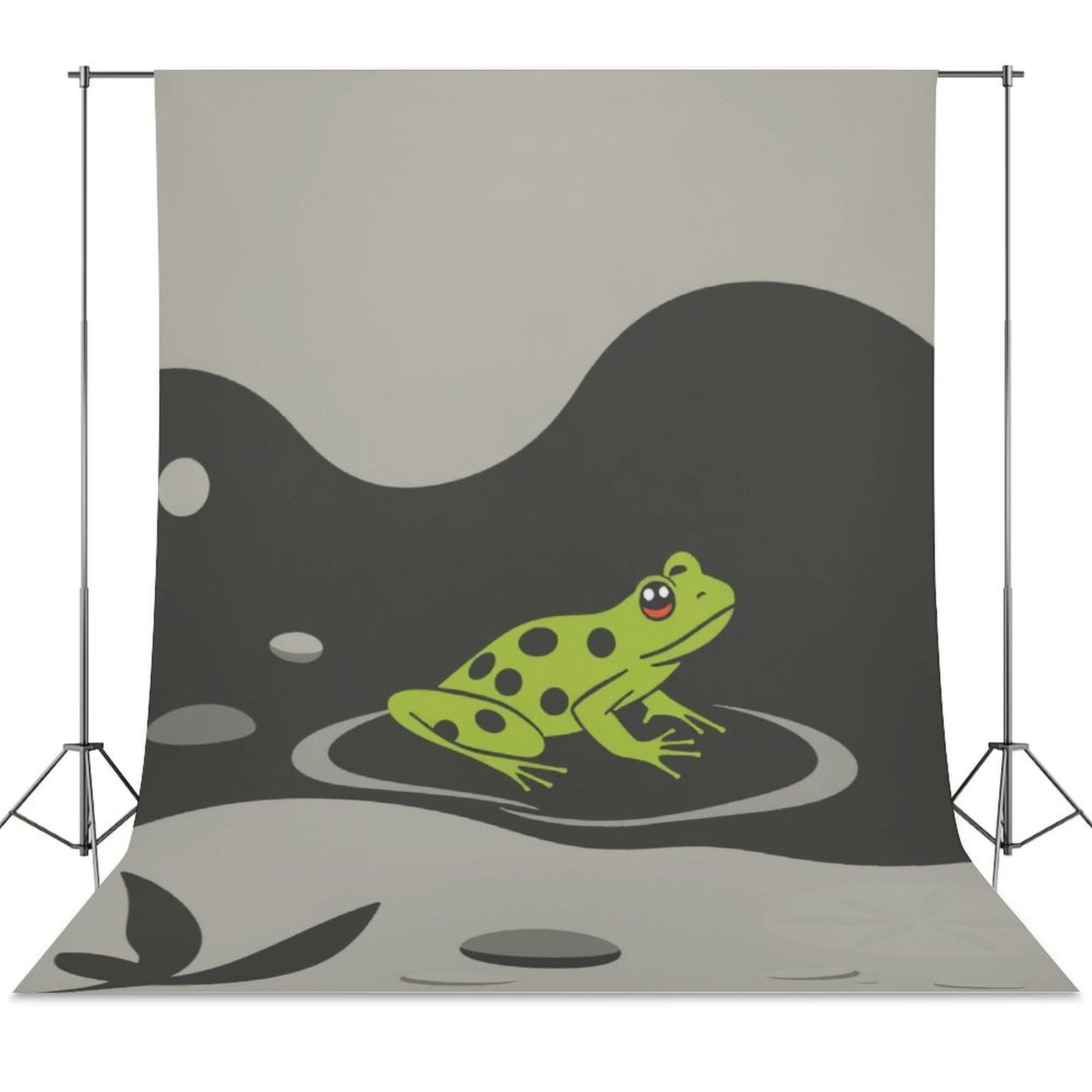 Backdrop Background for Cartoon Frog Photography Photo Booth Backdrop ...