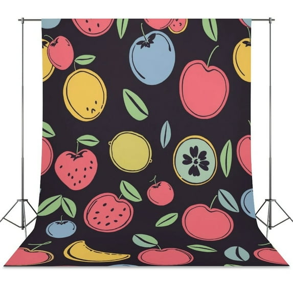Backdrop Background for Colorful Fruit Pattern Photography Photo Booth ...