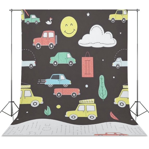 Backdrop Background for Cute Car Pattern Photography Photo Booth ...