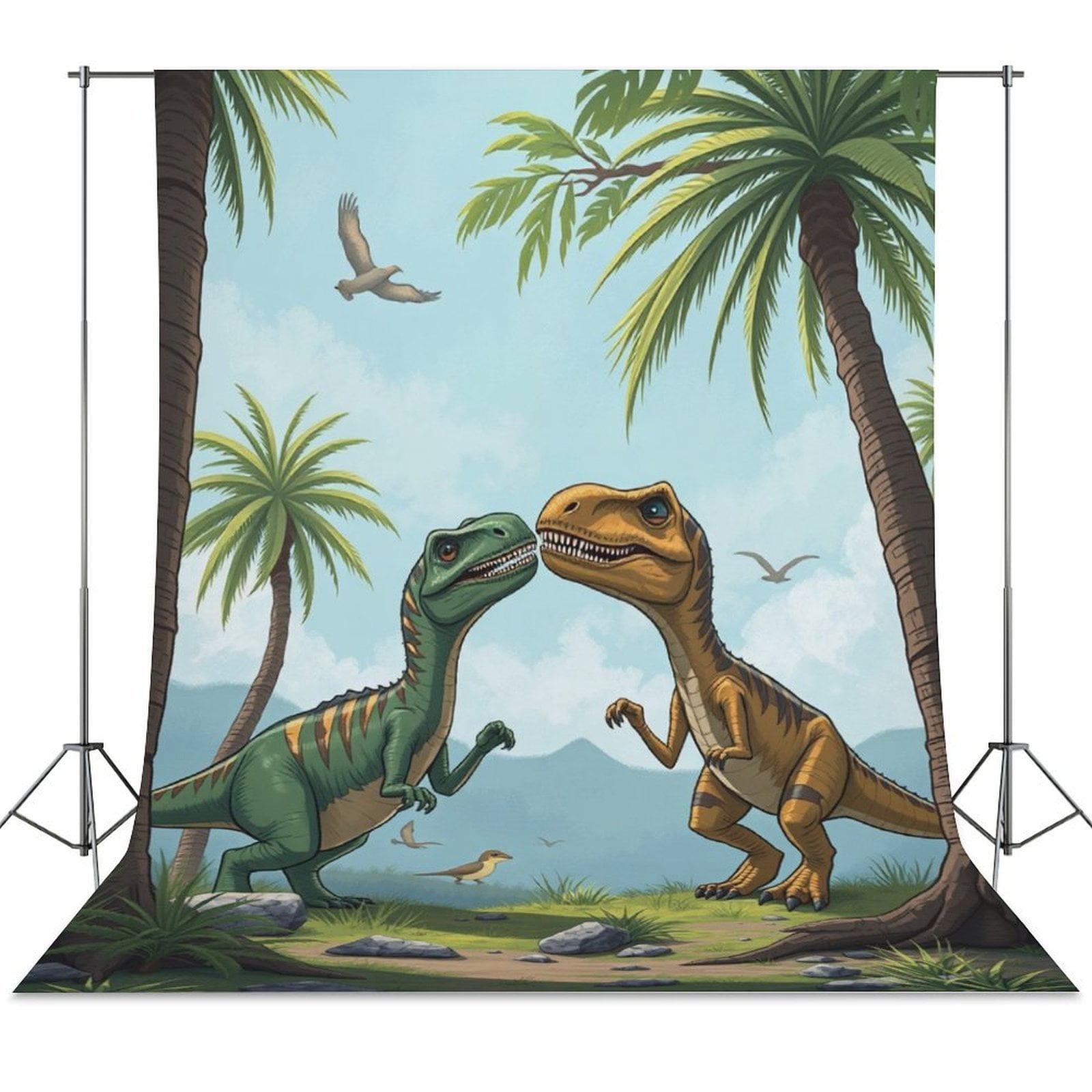 Backdrop Background for Dinosaurs Tropical Paradise Photography Photo ...