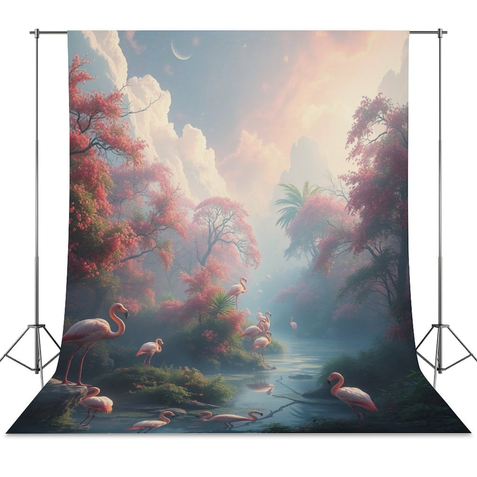 Backdrop Background for Flamingo Photography Photo Booth Backdrop for ...