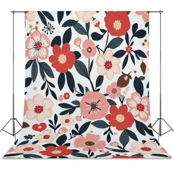 Backdrop Background for Floral Seamless Pattern Photography Photo Booth ...