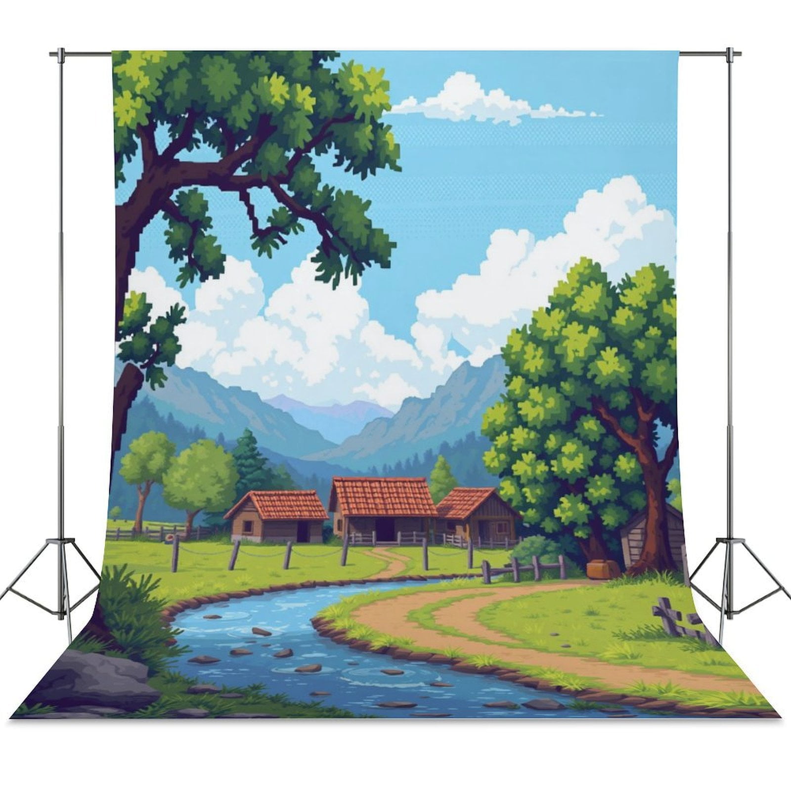 Backdrop Background for Forest Waterfalls Photography Photo Booth ...