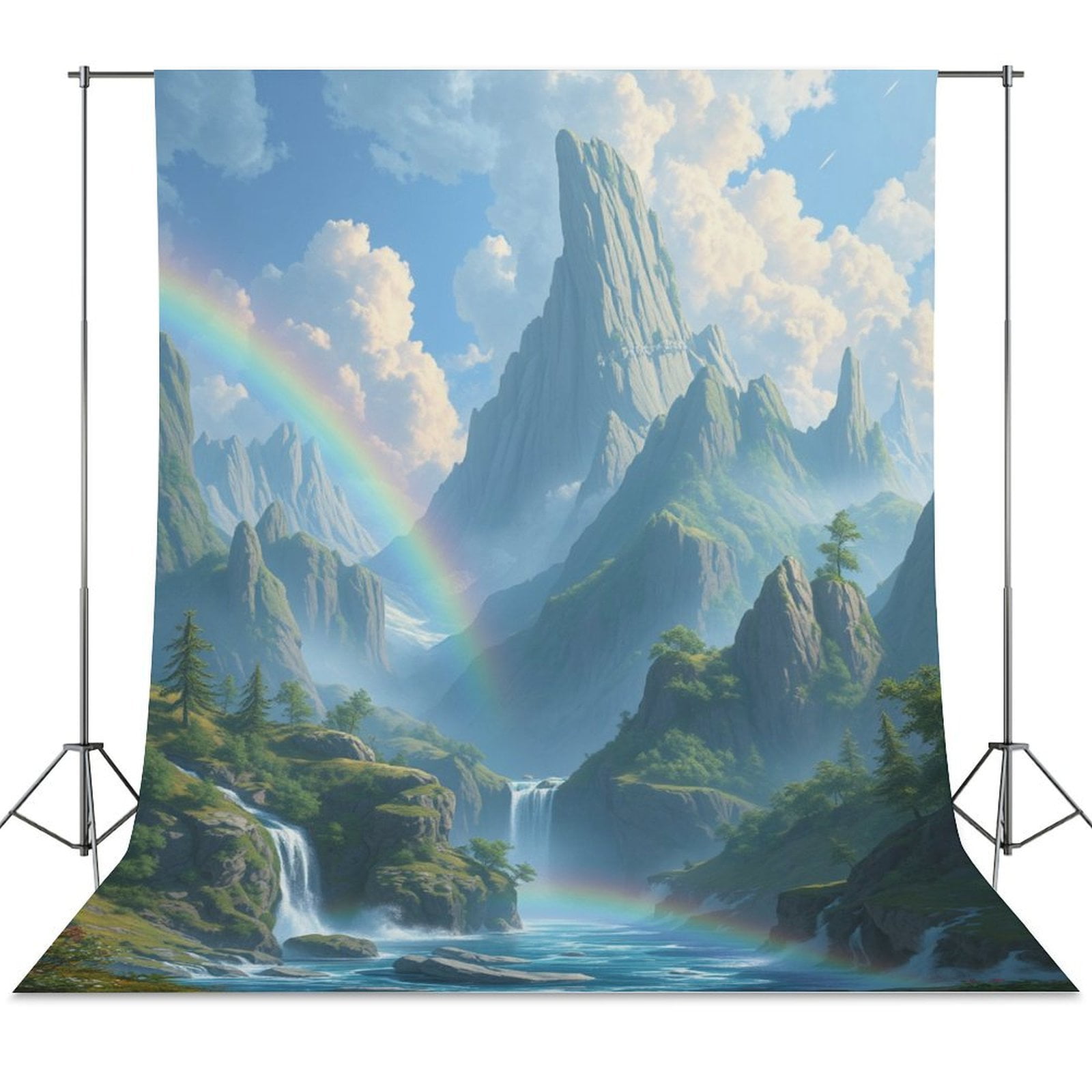 Backdrop Background for Forest Waterfalls Photography Photo Booth ...