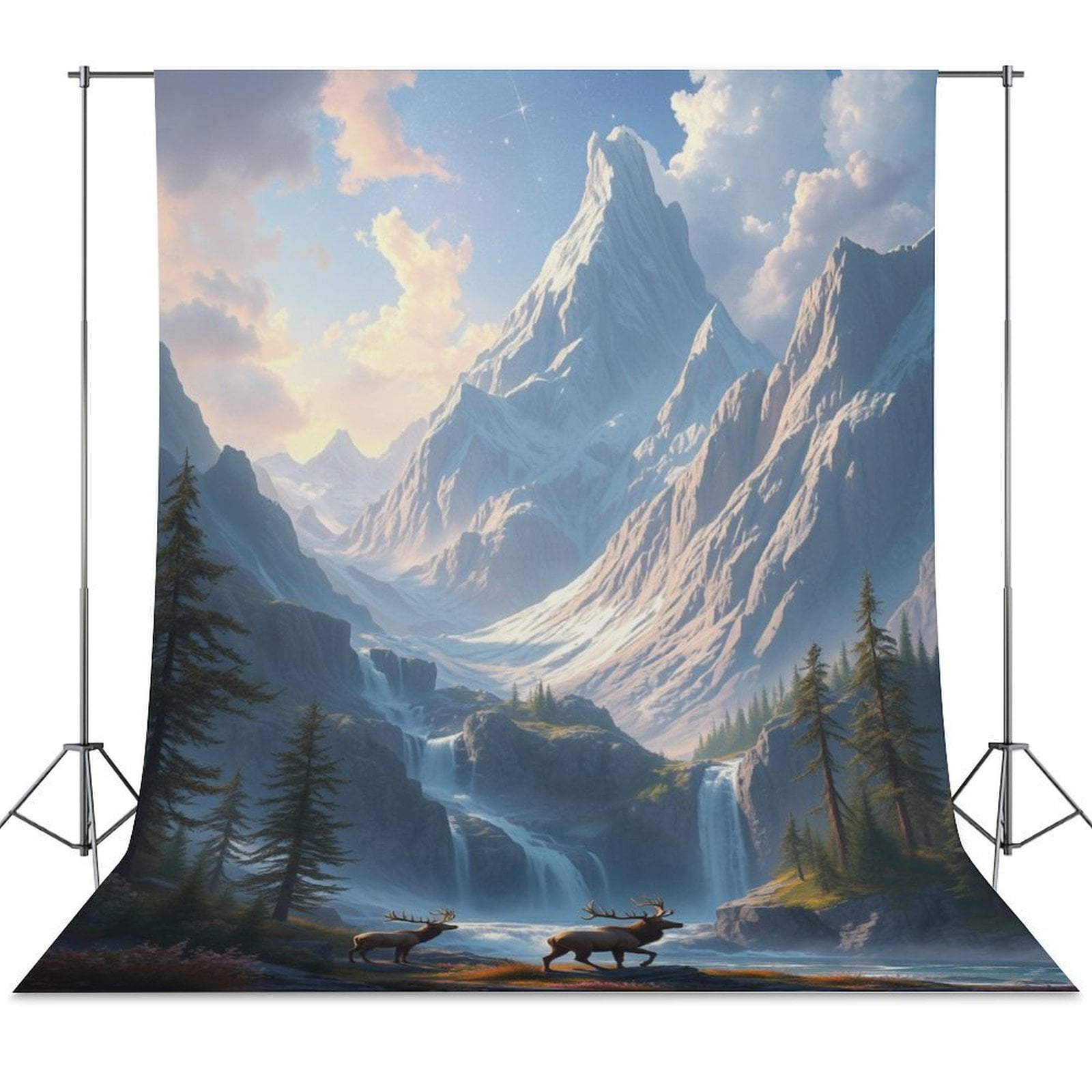 Backdrop Background for Forest Waterfalls Photography Photo Booth ...