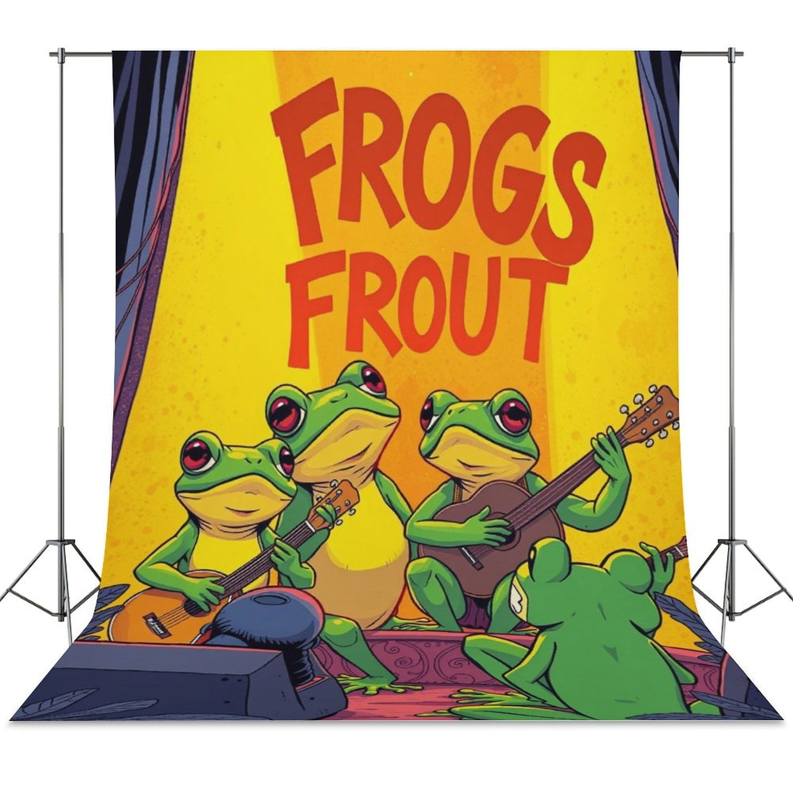 Backdrop Background for Frog Concert Photography Photo Booth Backdrop ...