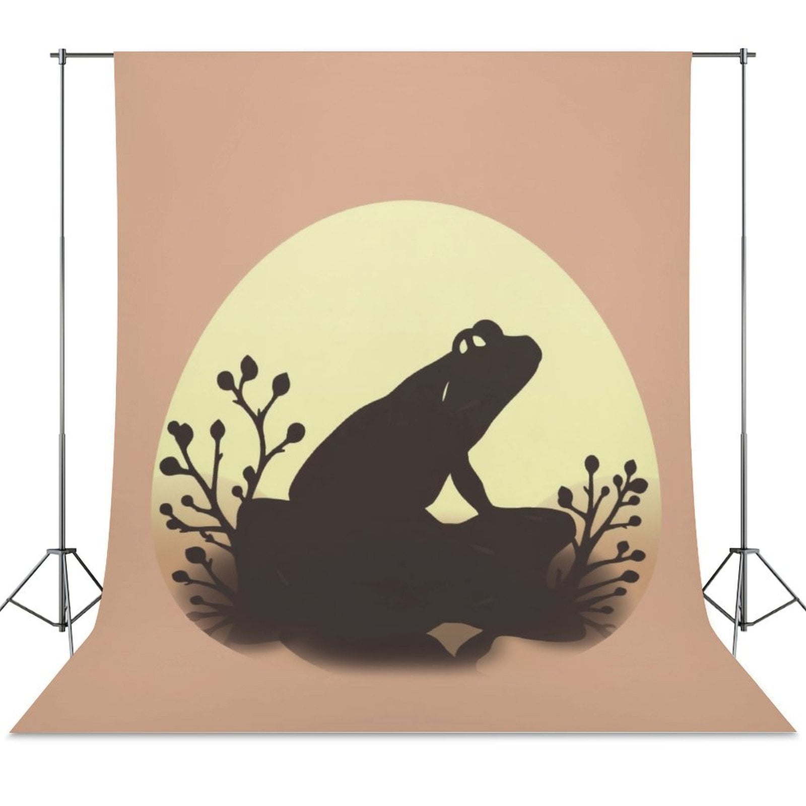 Backdrop Background for Frog Moon Silhouette Photography Photo Booth ...