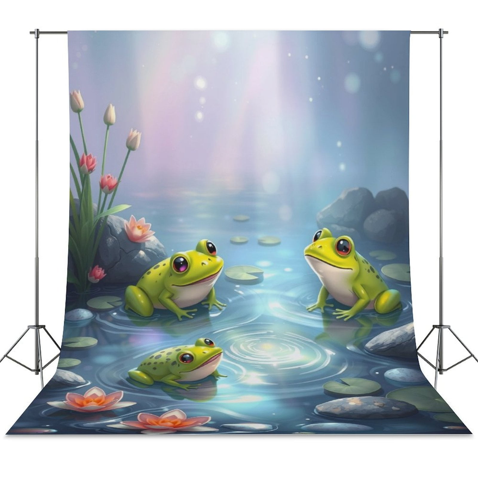 Backdrop Background for Frog in The Pond Photography Photo Booth ...