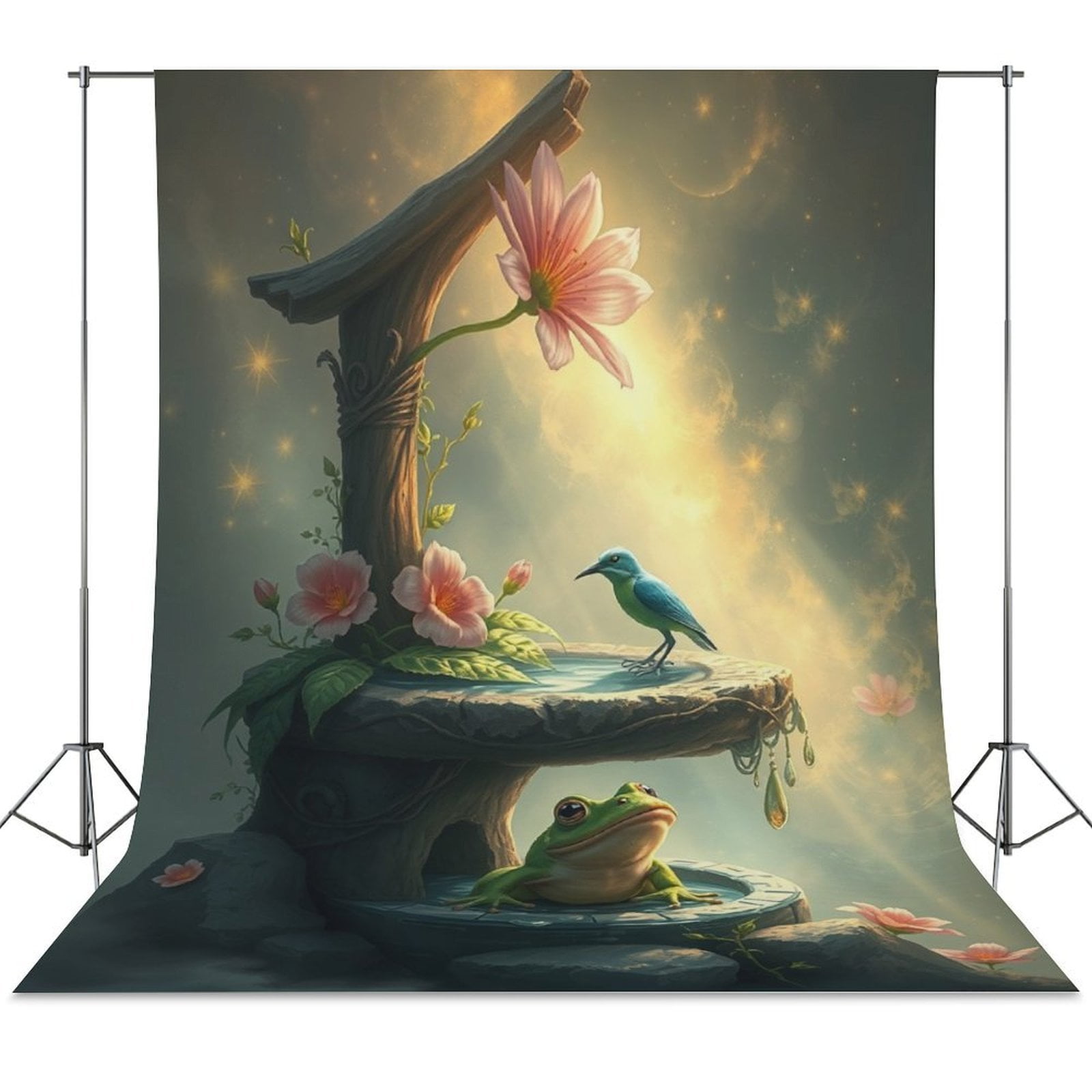 Backdrop Background for Frog in The Pond Photography Photo Booth ...