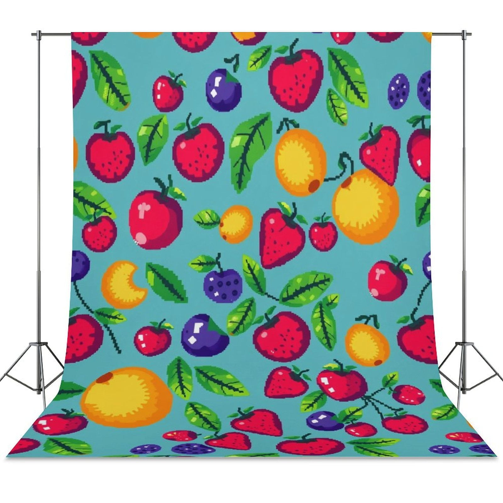Backdrop Background for Fruit Pixel Pattern Photography Photo Booth ...