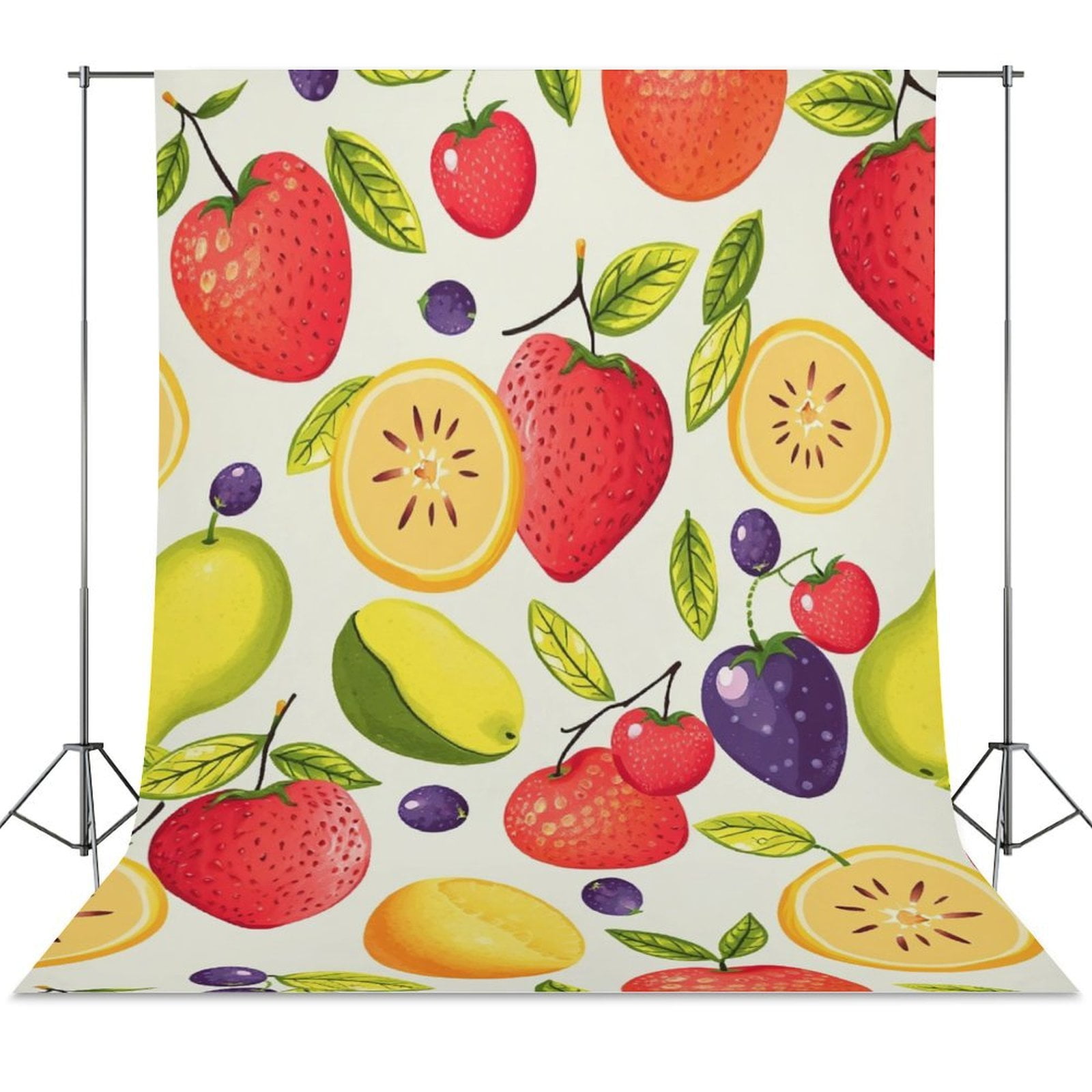 Backdrop Background for Fruity Vibrant Pattern Photography Photo Booth ...