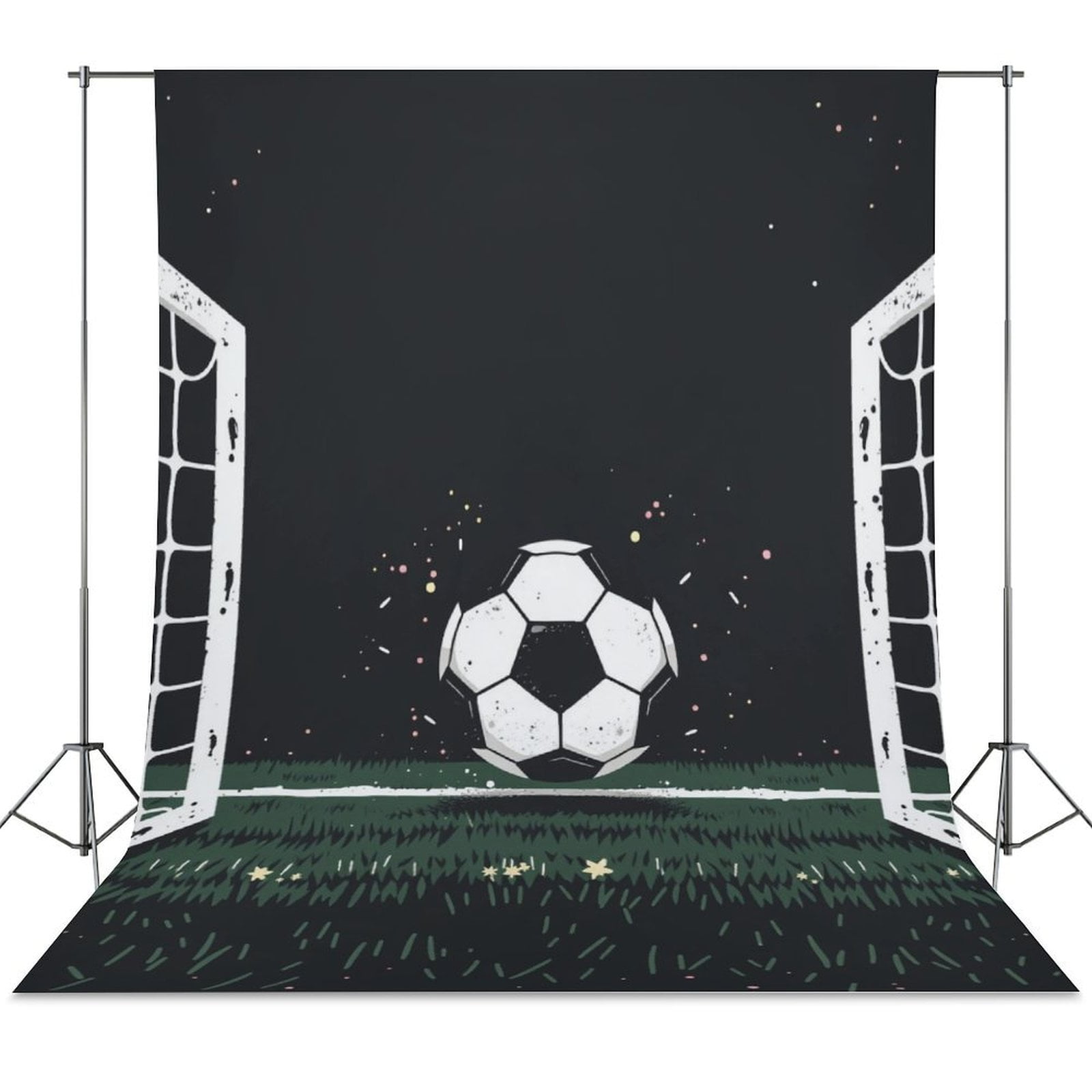Backdrop Background for Goal Soccer Night Photography Photo Booth ...
