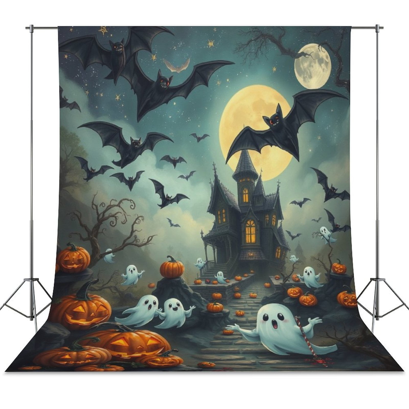 Backdrop Background for Halloween Spooky Fun Photography Photo Booth ...