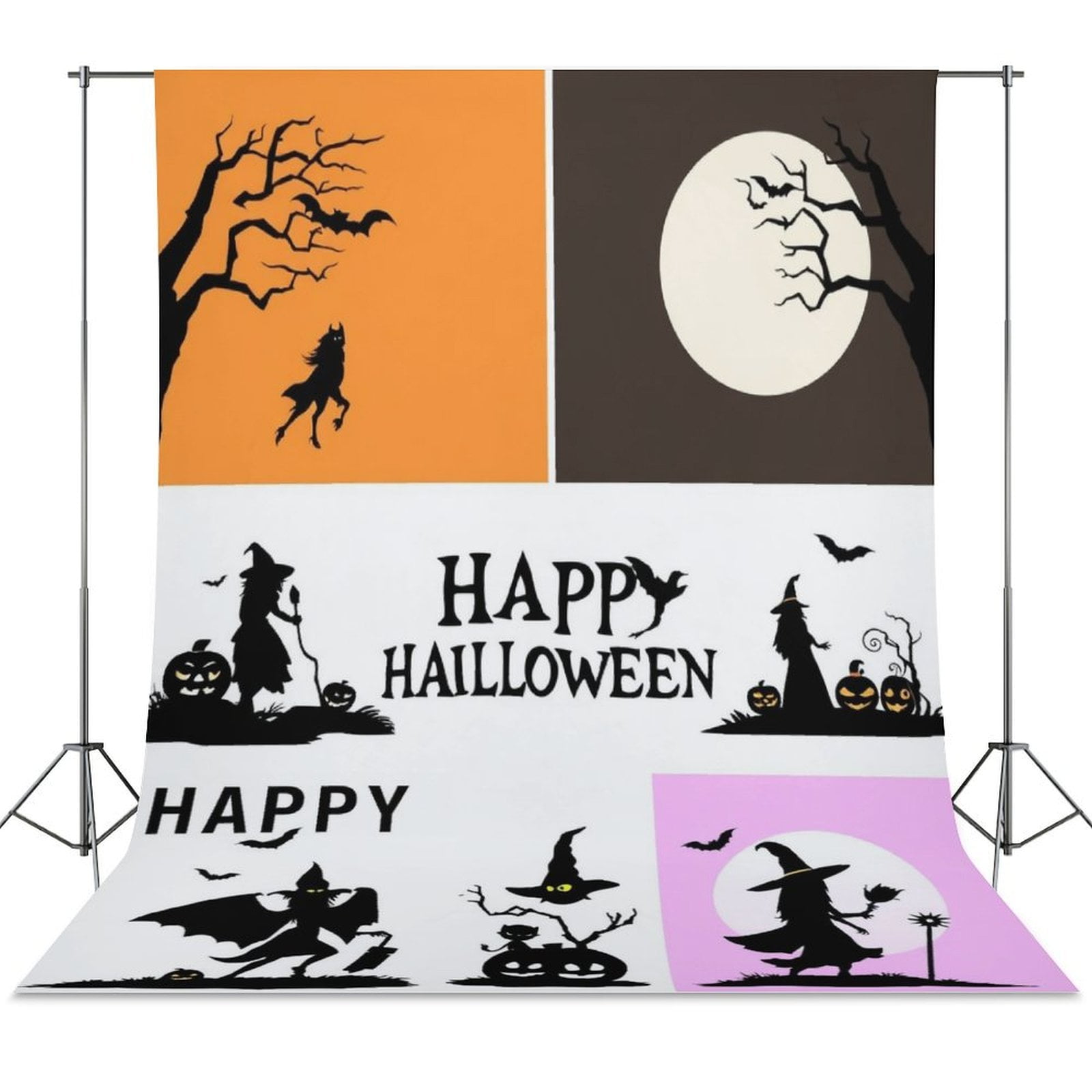 Backdrop Background for Happy Halloween Witches Photography Photo Booth ...