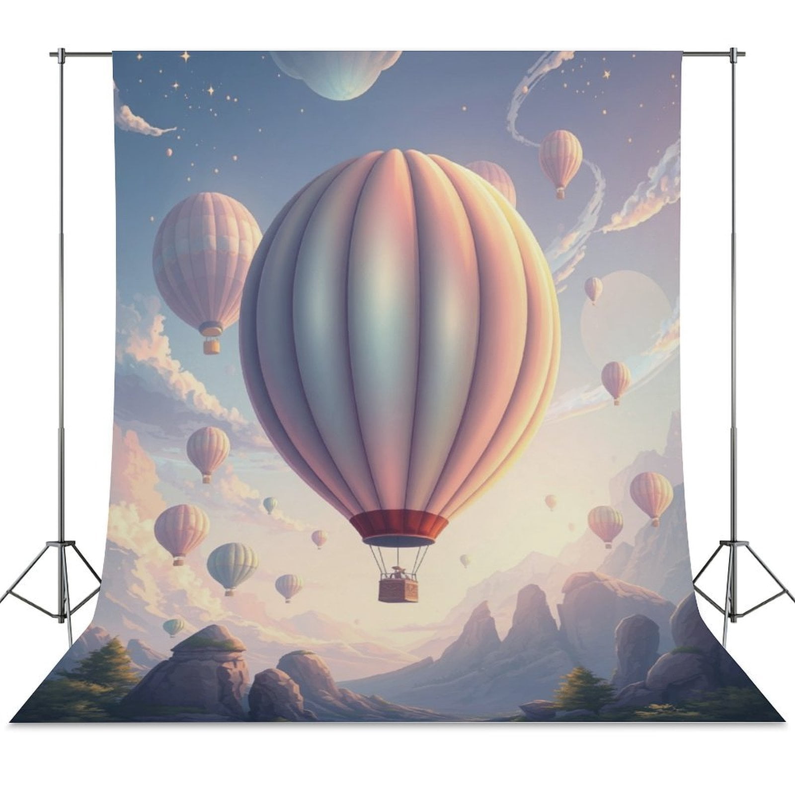 Backdrop Background for Hot Air Balloon Photography Photo Booth ...