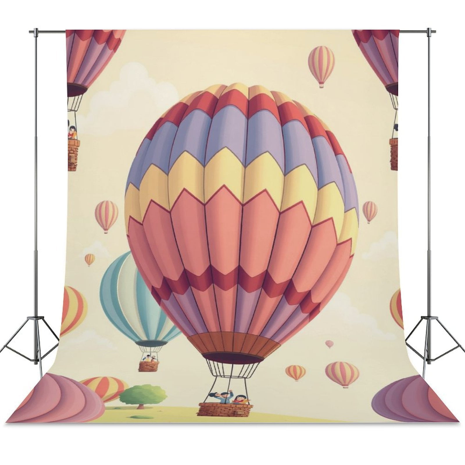 Backdrop Background for Hot Air Balloon Photography Photo Booth ...