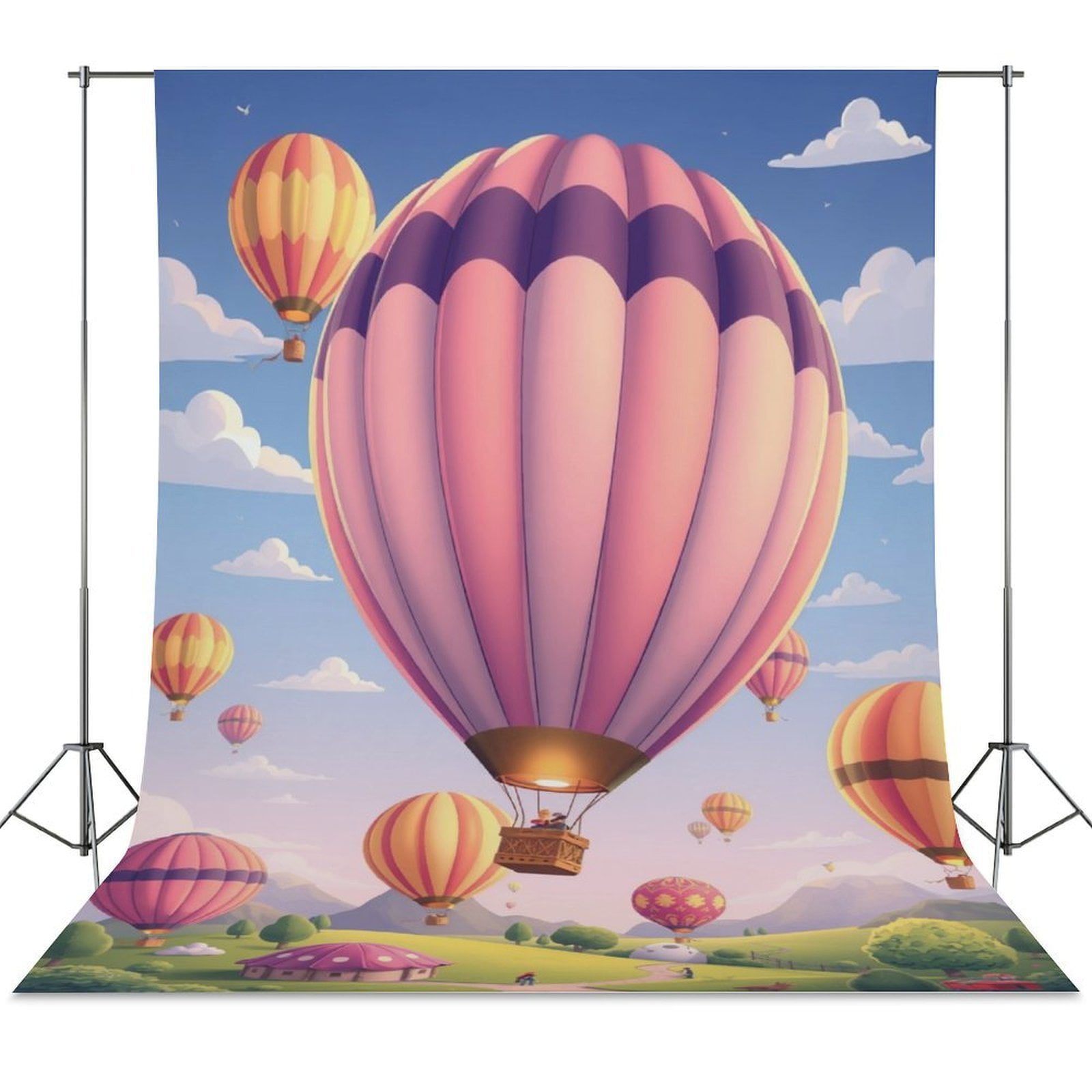 Backdrop Background for Hot Air Balloon Photography Photo Booth ...
