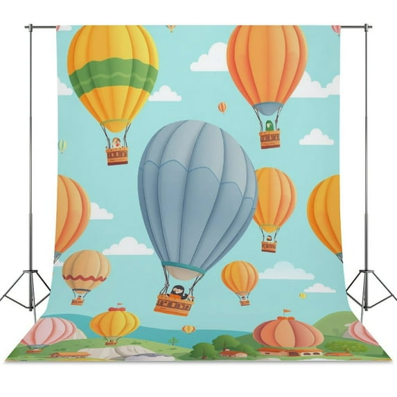 Backdrop Background for Hot Air Balloon Photography Photo Booth ...