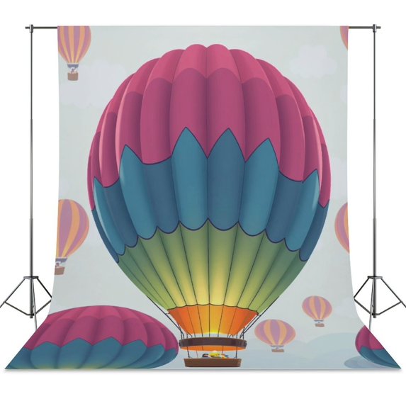 Backdrop Background for Hot Air Balloon Photography Photo Booth ...