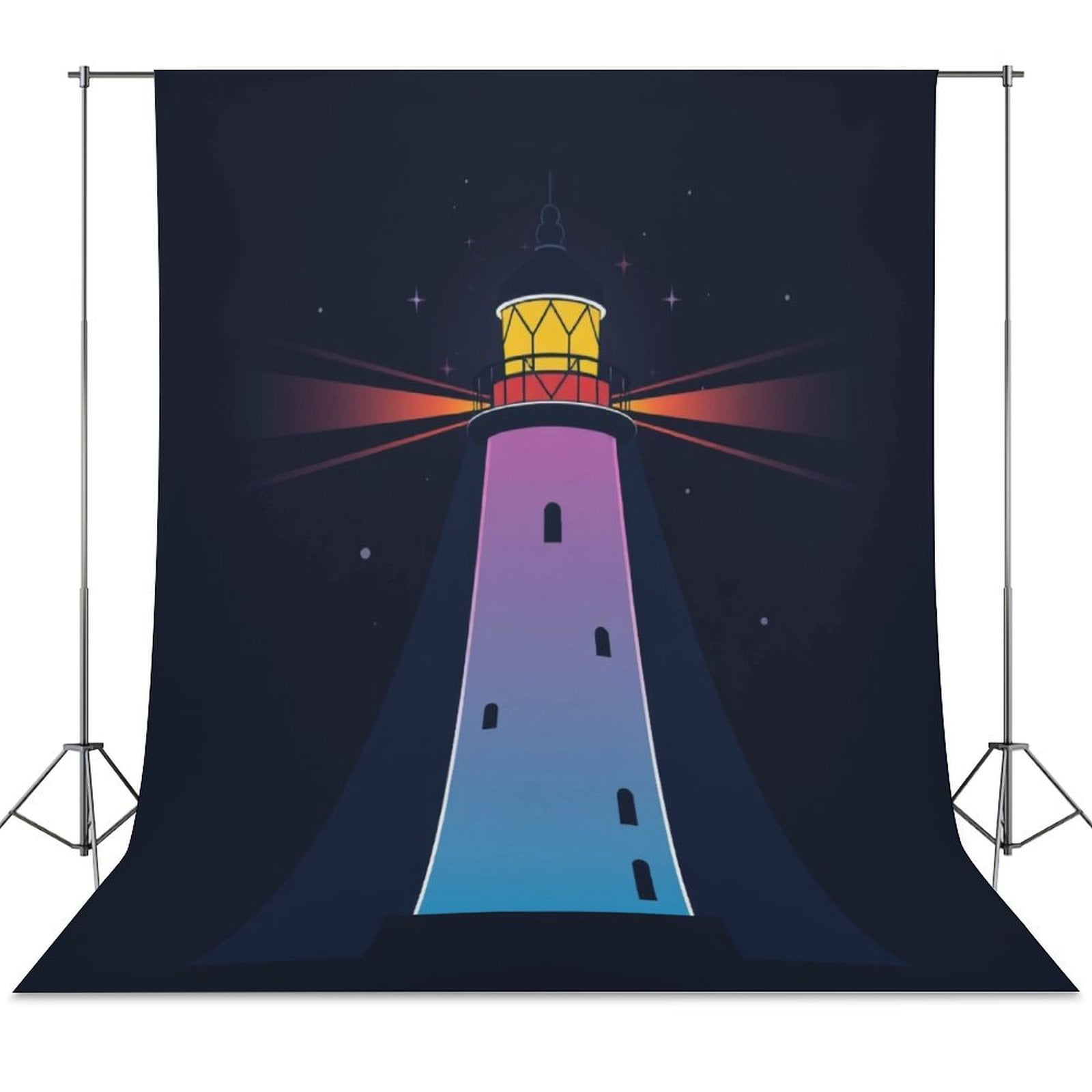 Backdrop Background for Night Light Beacon Photography Photo Booth ...