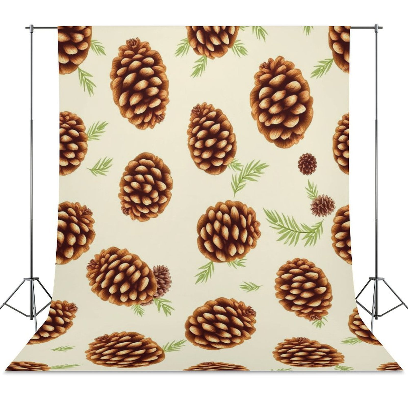 Backdrop Background for Pine Cone Pattern Photography Photo Booth ...