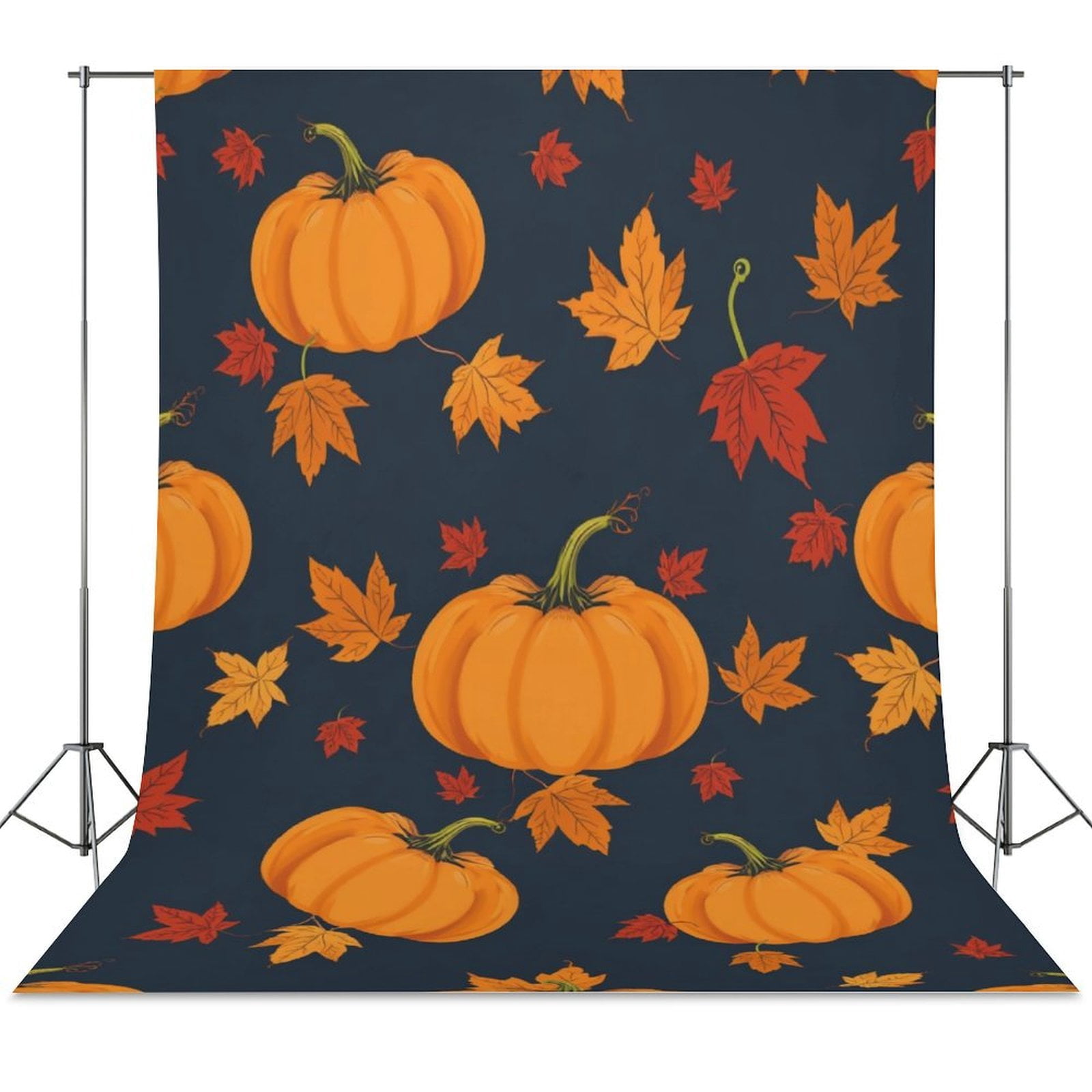 Backdrop Background for Pumpkins Autumn Leaves Photography Photo Booth ...