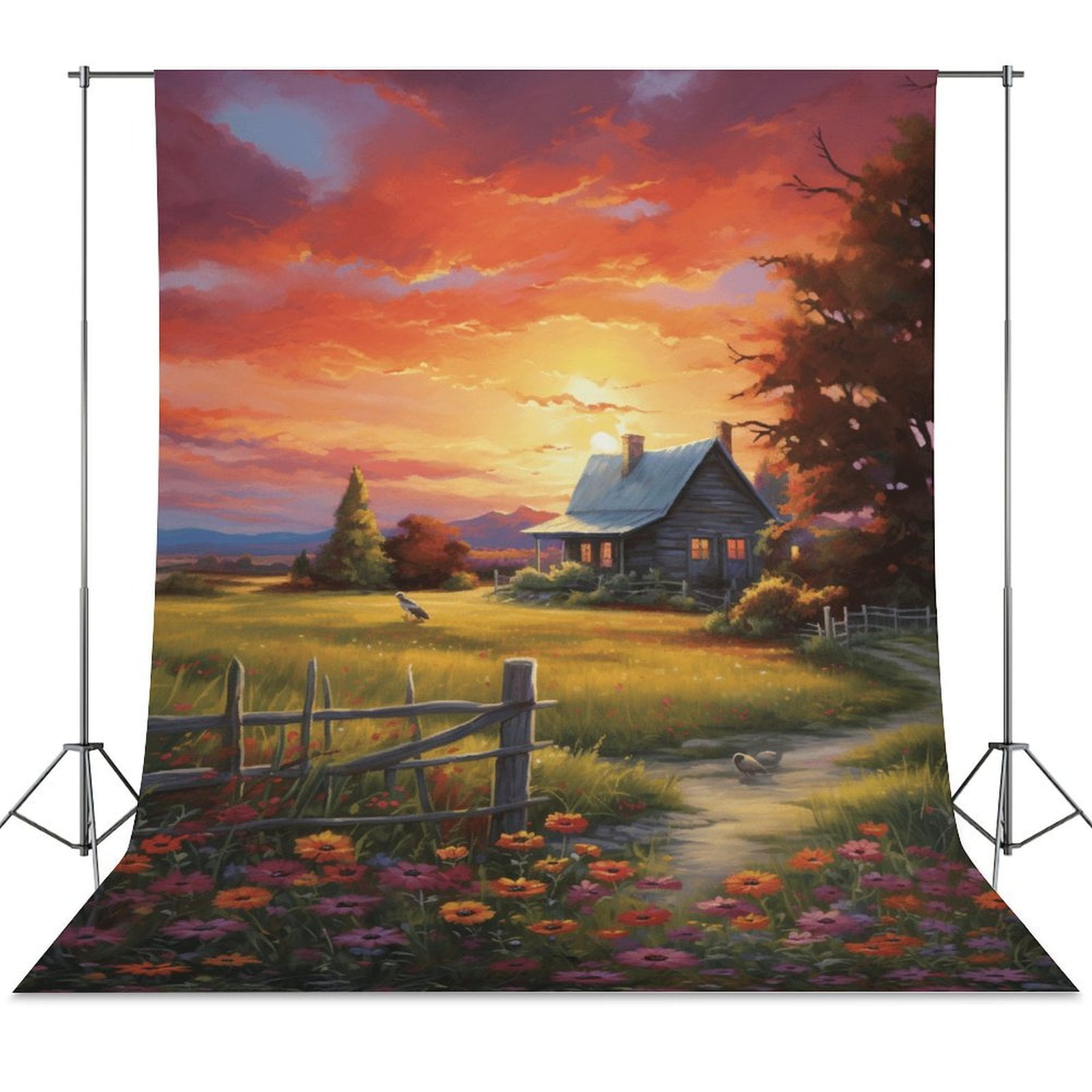 Backdrop Background for Rural Scenery Photography Photo Booth Backdrop ...