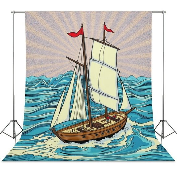 Backdrop Background for Sailing Ships Photography Photo Booth Backdrop ...