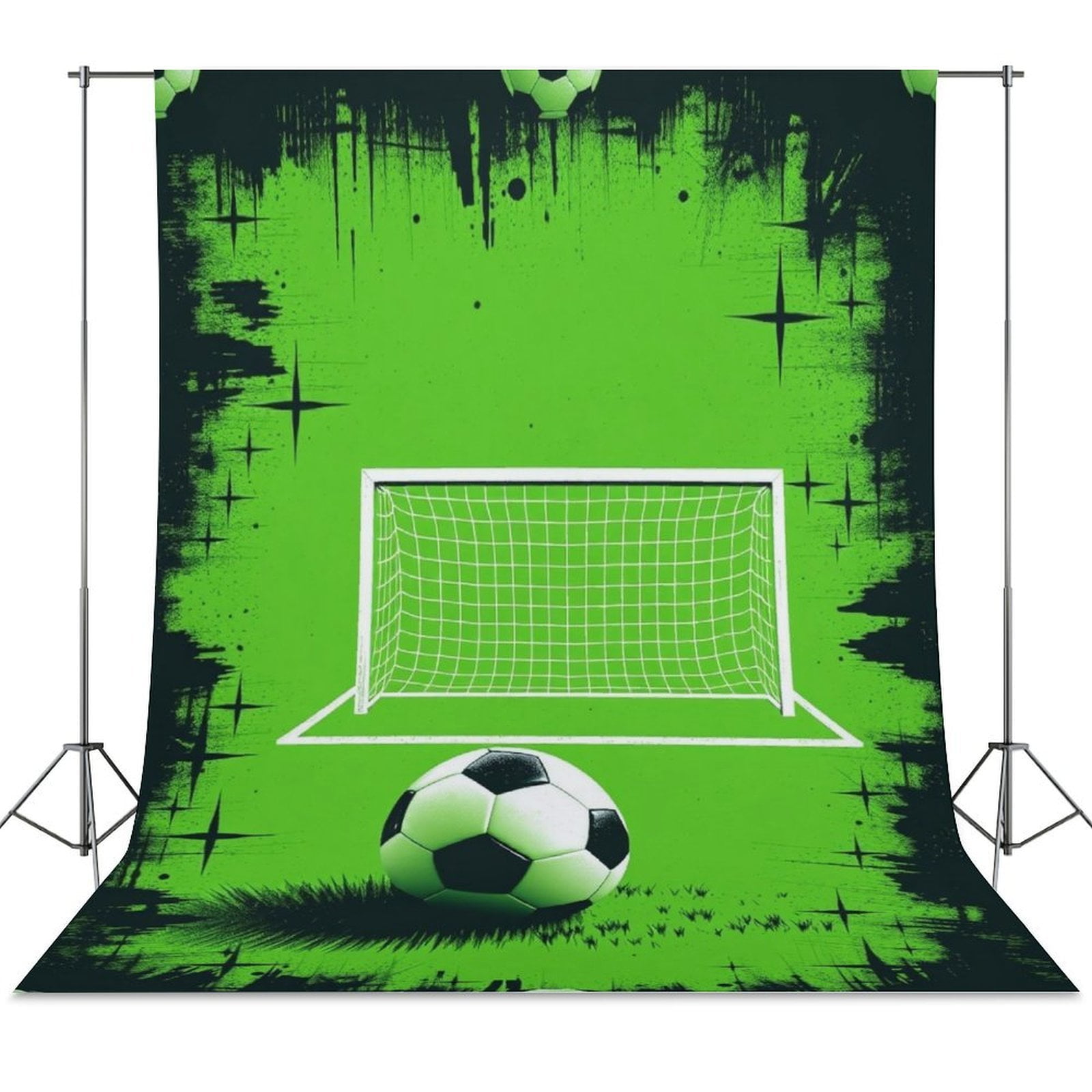 Backdrop Background for Soccer Goal Ball Photography Photo Booth ...