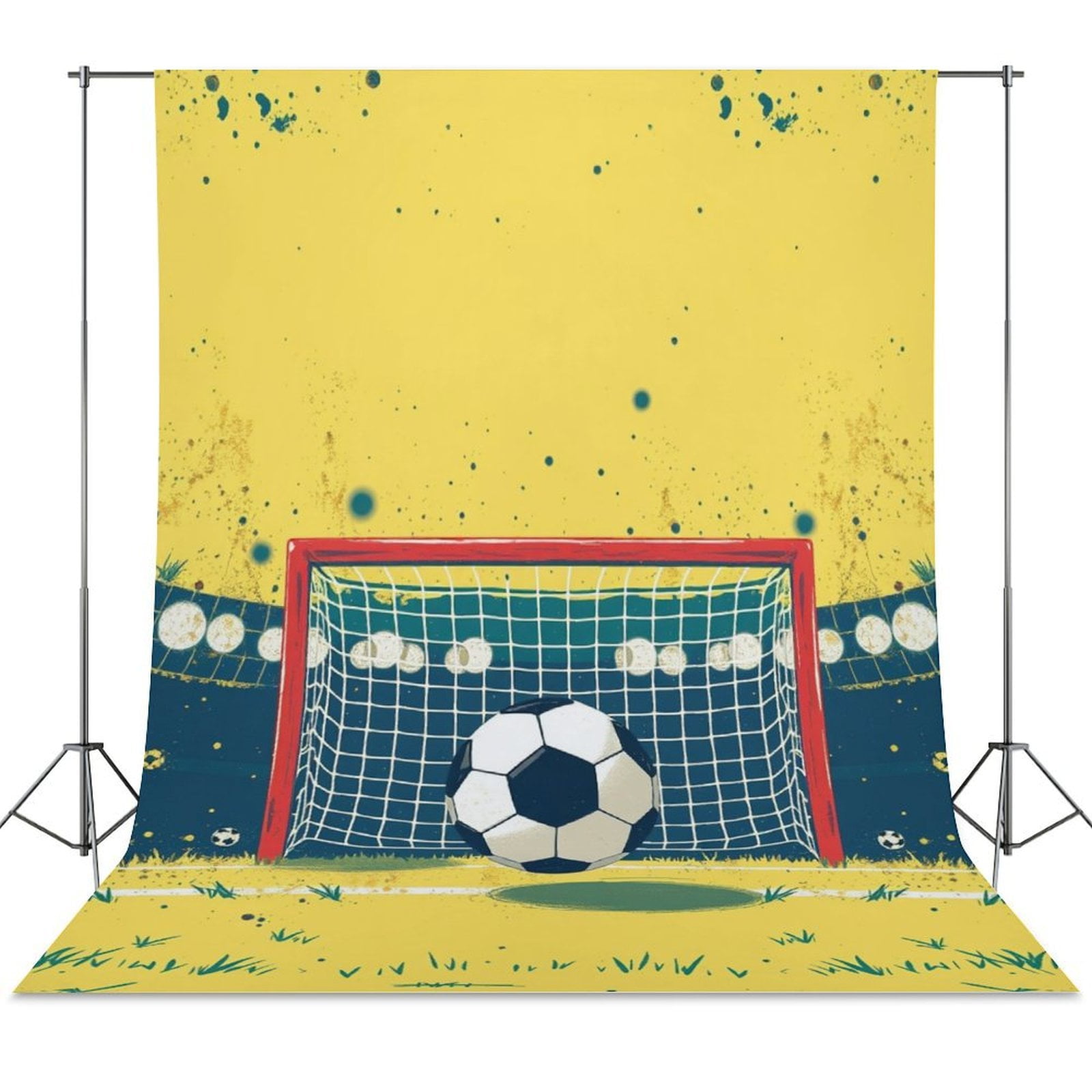 Backdrop Background for Soccer Goal Score Photography Photo Booth ...