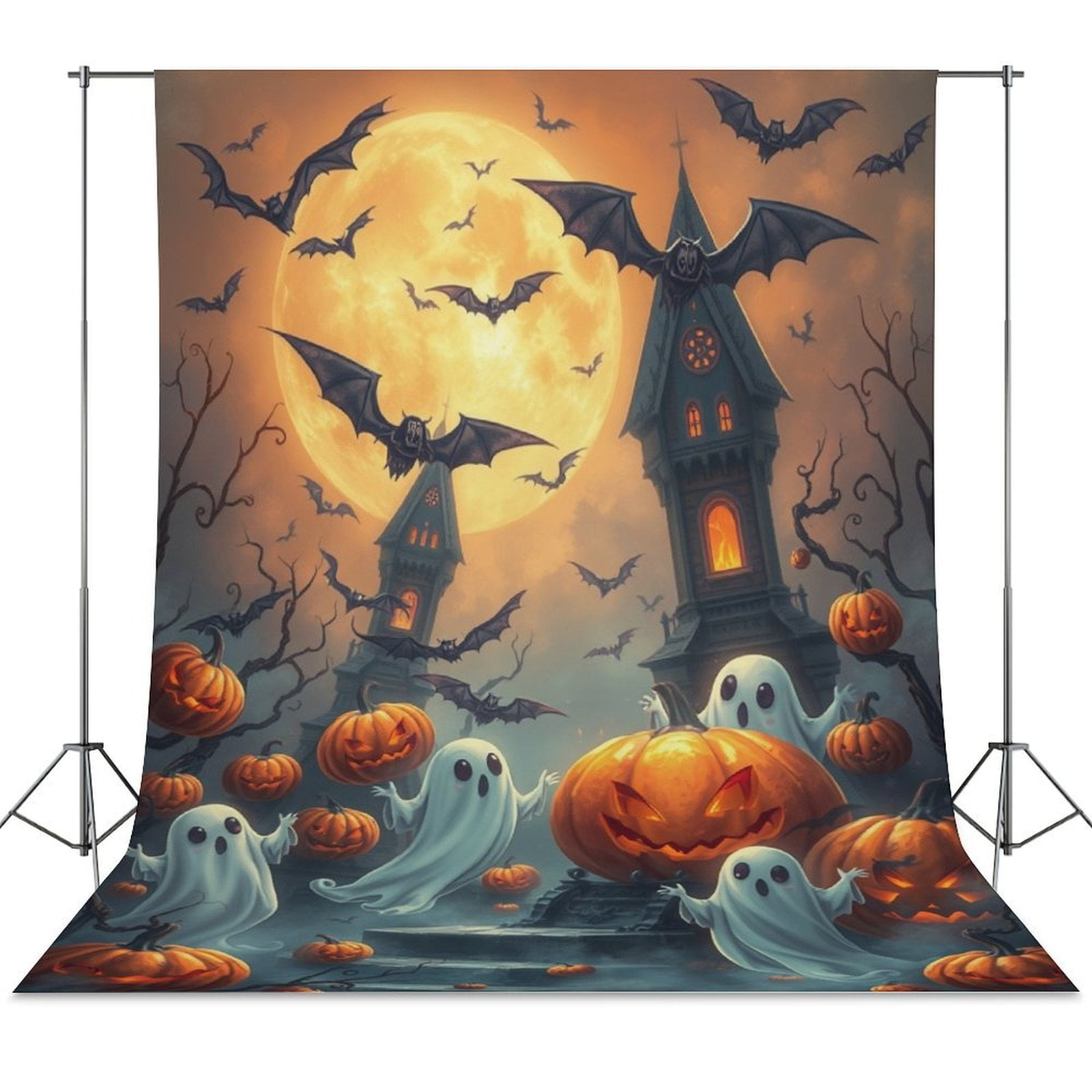 Backdrop Background for Spooky Halloween Scene Photography Photo Booth ...