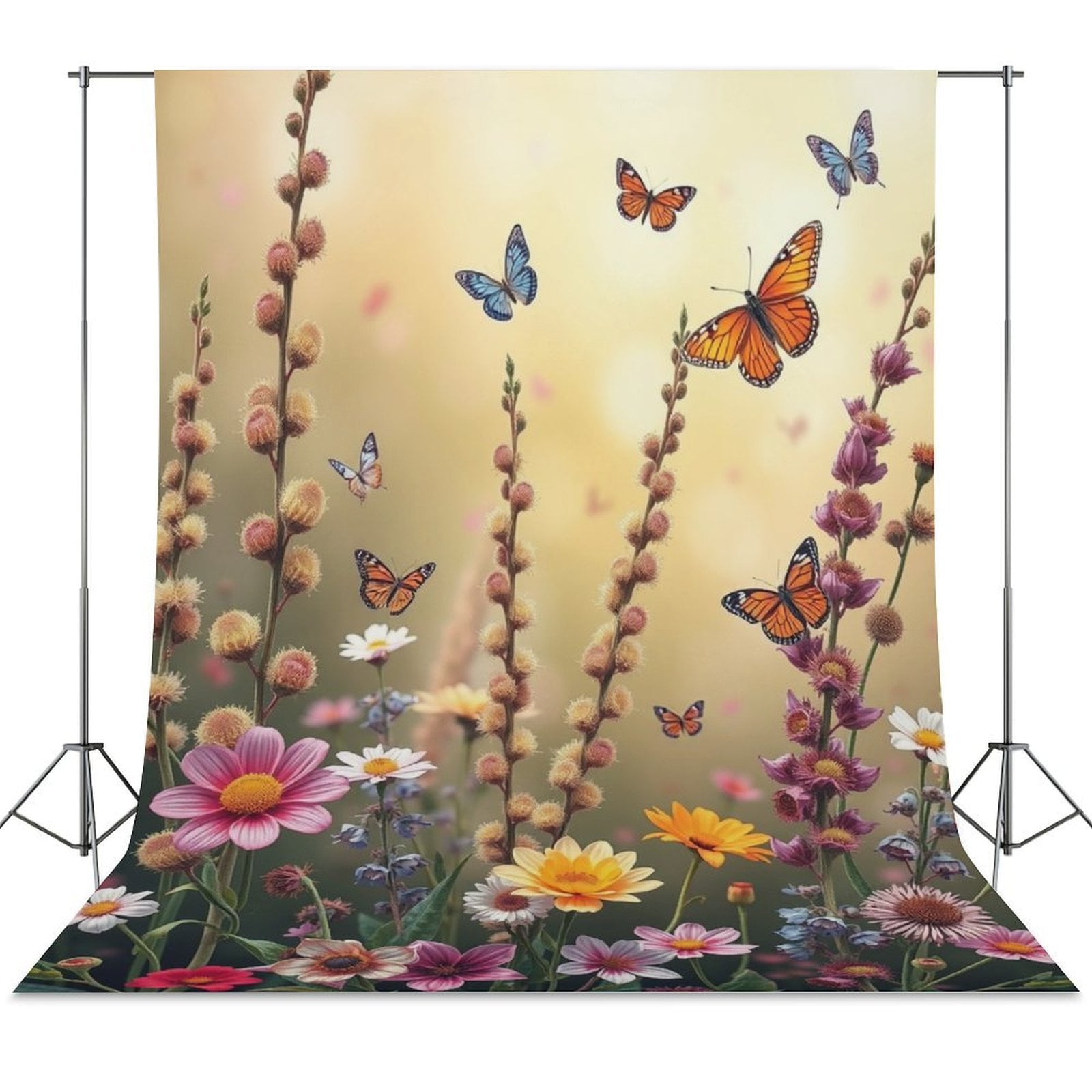 Backdrop Background for Vintage Flowers Photography Photo Booth ...