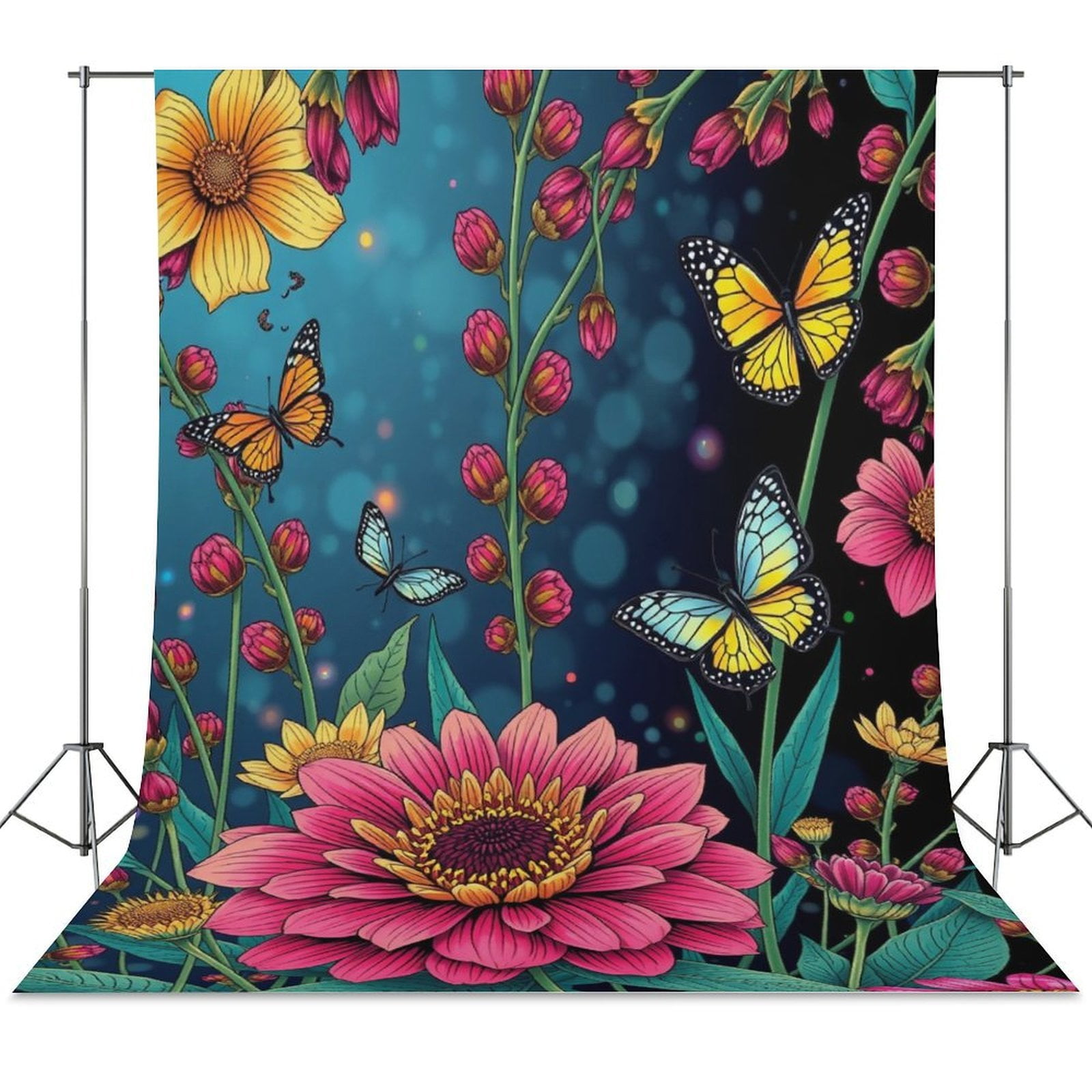 Backdrop Background for Vintage Flowers Photography Photo Booth ...