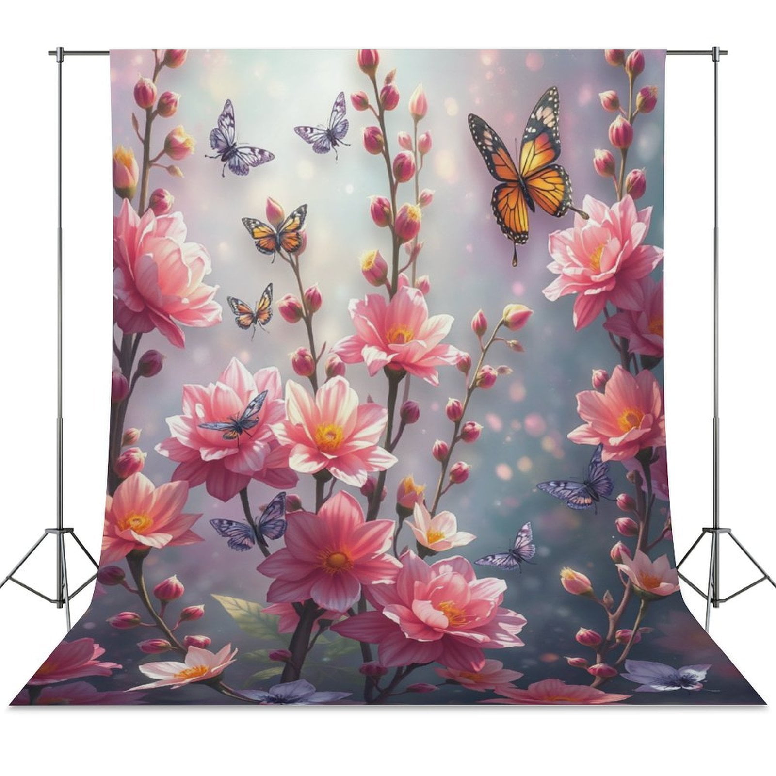 Backdrop Background for Vintage Flowers Photography Photo Booth ...