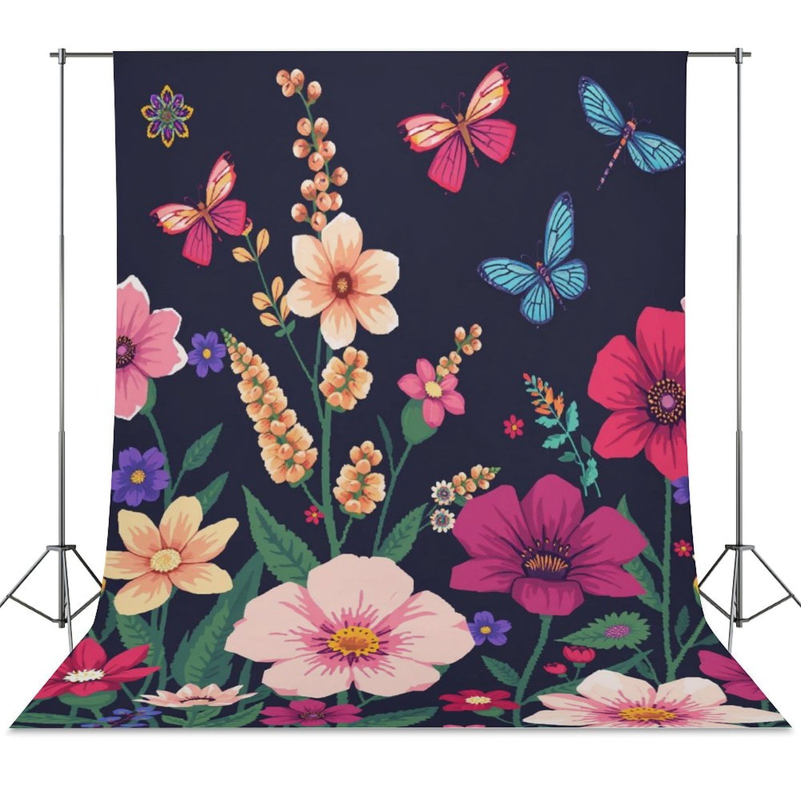 Backdrop Background for Vintage Flowers Photography Photo Booth ...
